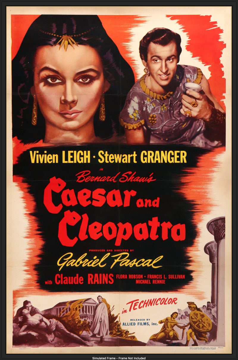 Caesar and Cleopatra (1945) Original R1951 One-Sheet Movie Poster ...
