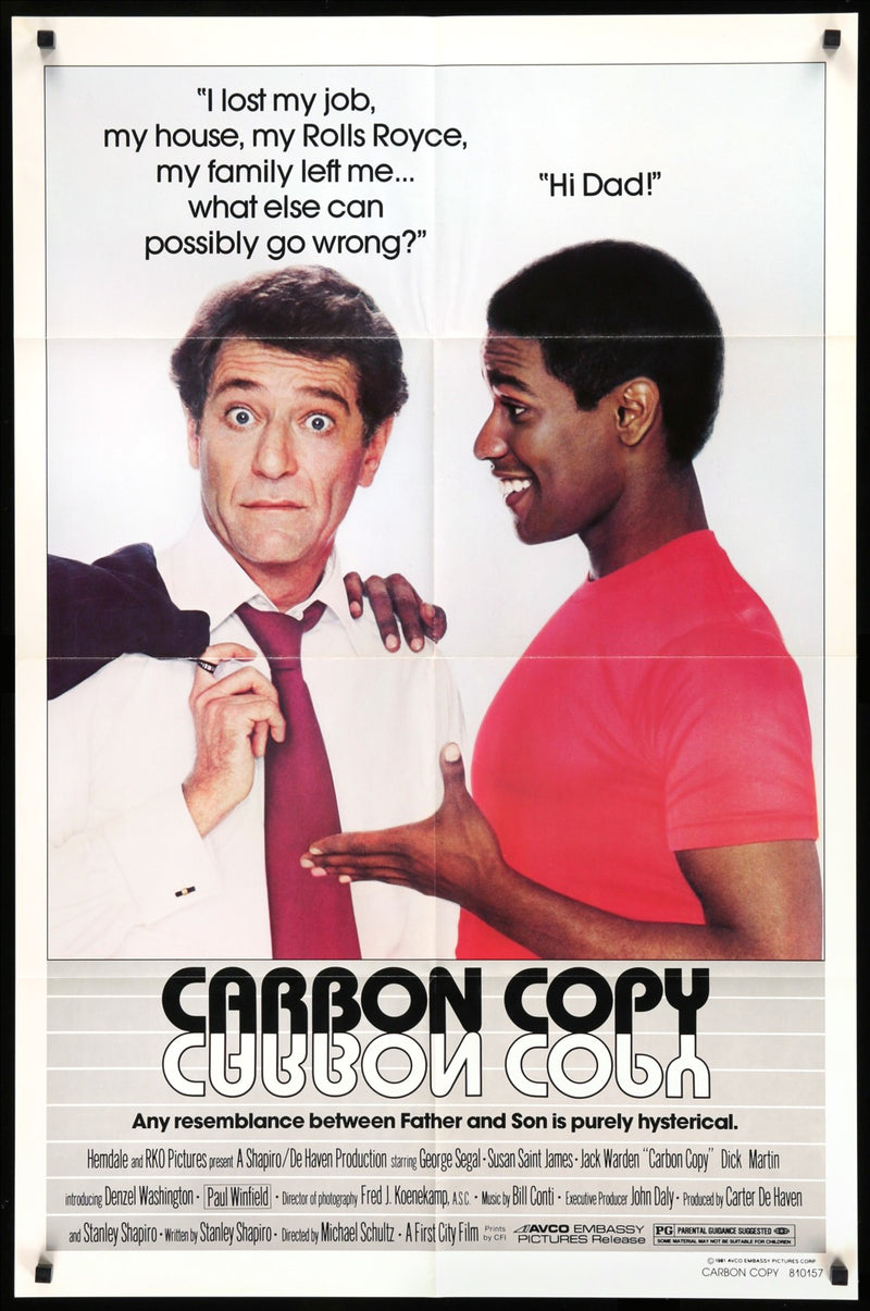 Carbon Copy (1981) Original One-Sheet Movie Poster - Original Film Art - Vintage Movie Posters