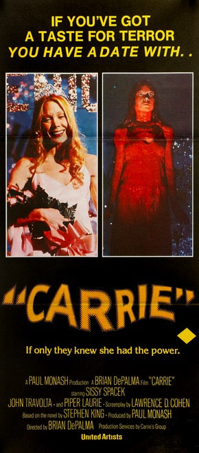 Original Carrie Movie Poster