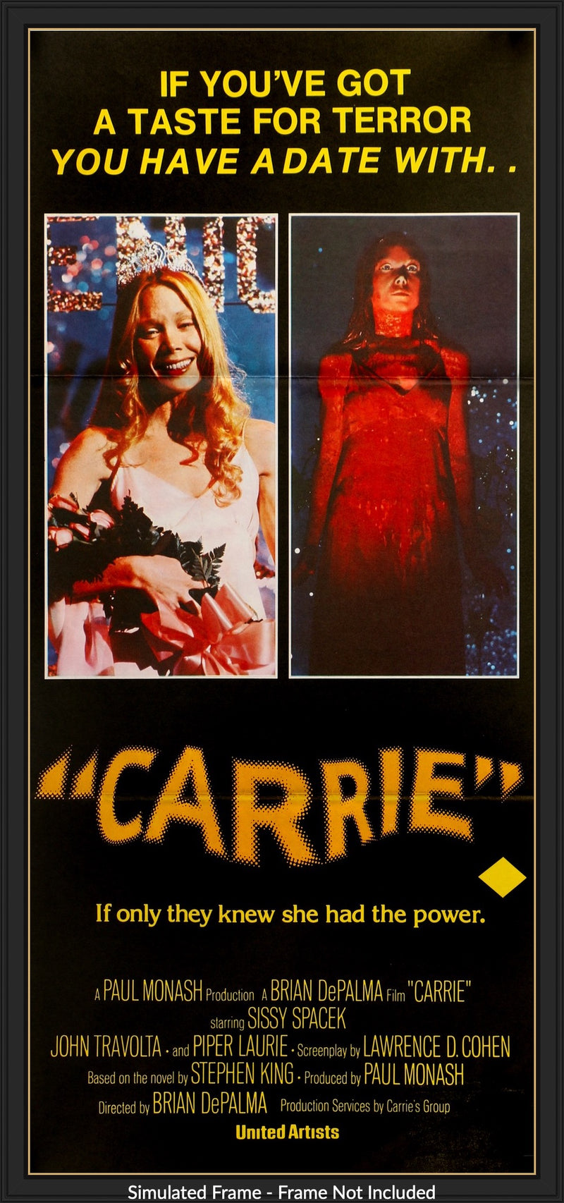 Carrie (1976) Original Australian Daybill Movie Poster - Original Film ...