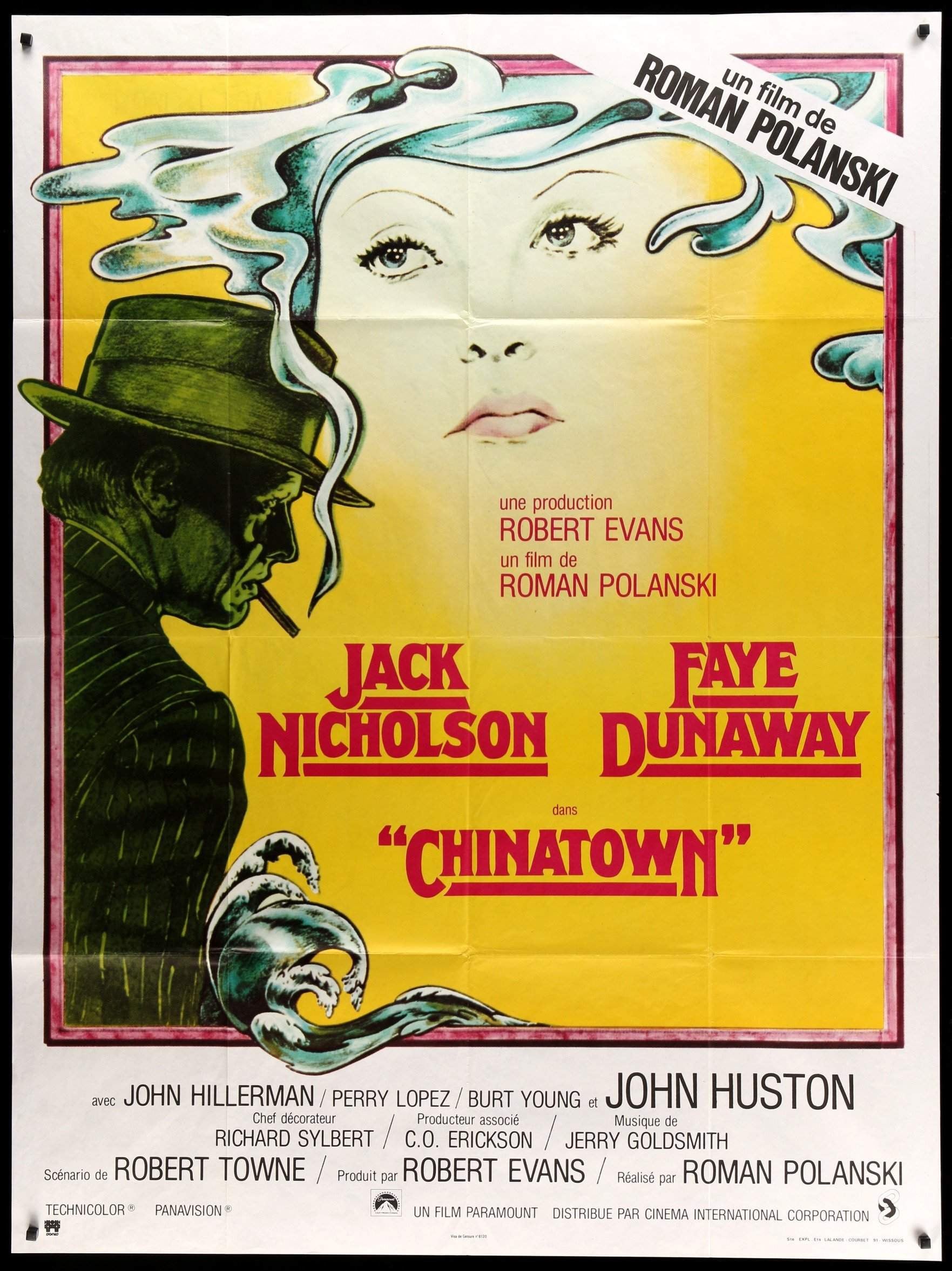 Chinatown (1974) Original French Grande Movie Poster - Original Film ...