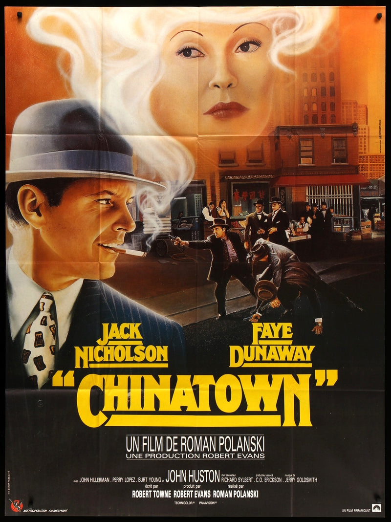 Chinatown (1974) Original R1990 French Grande Movie Poster - Original ...
