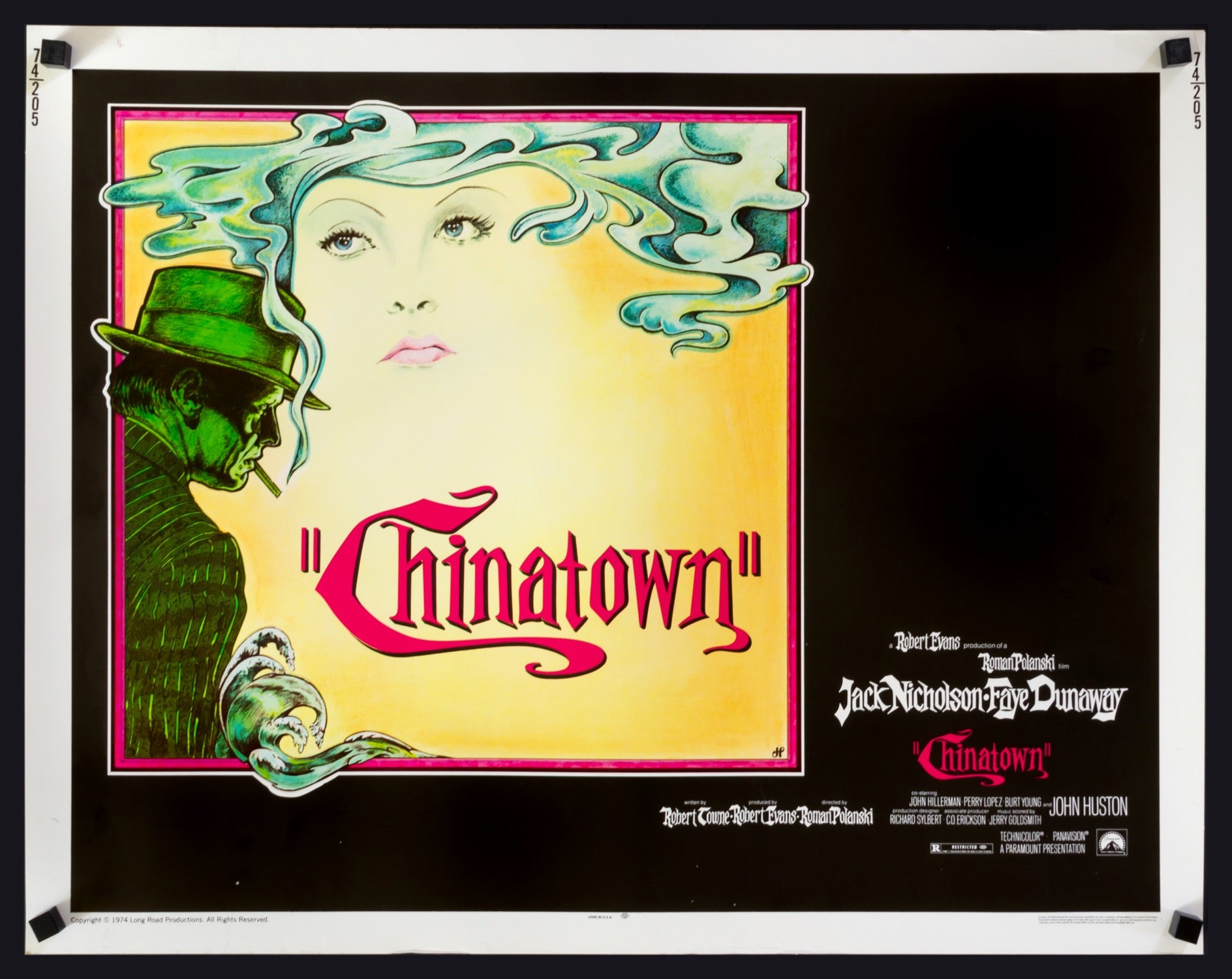 Chinatown (1974) Original Half-Sheet Movie Poster - Original Film Art ...
