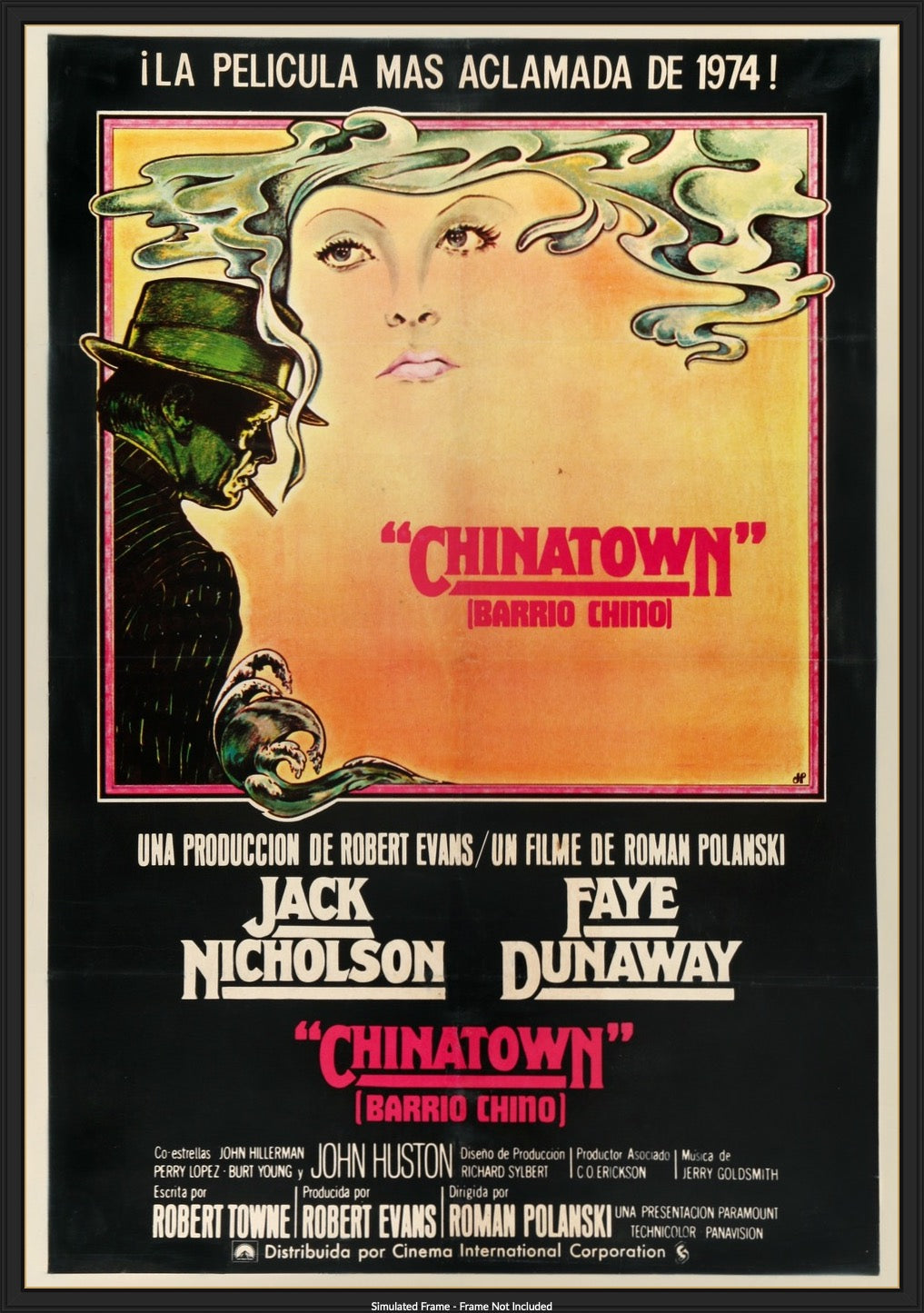 Chinatown (1974) Original South American One-Sheet Movie Poster ...