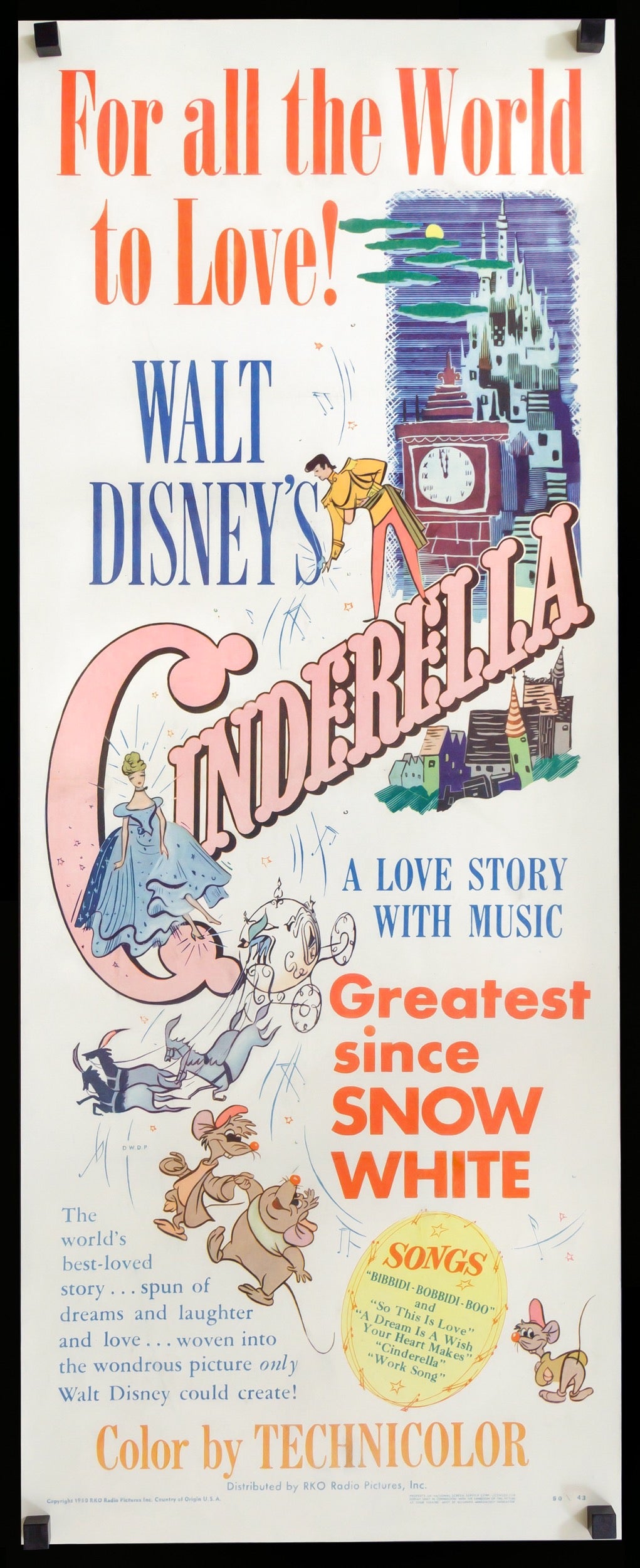 Original Cinderella Movie Poster