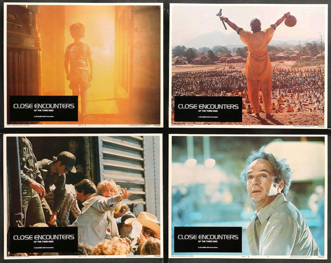 Close Encounters of the Third Kind (1977) Lobby Card Set - 11"x14 ...