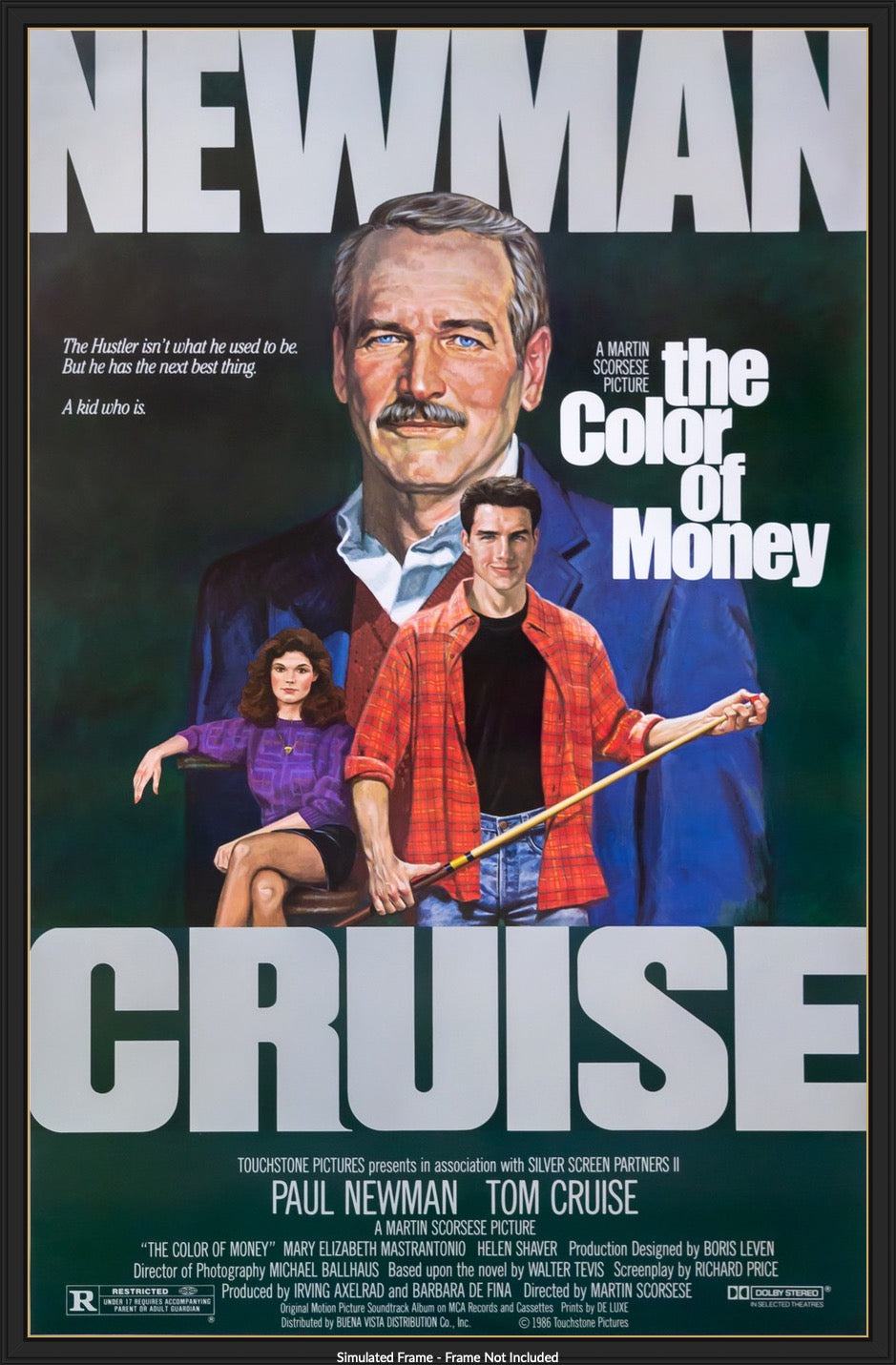 Color of Money (1986) Original One-Sheet Movie Poster - Original Film ...