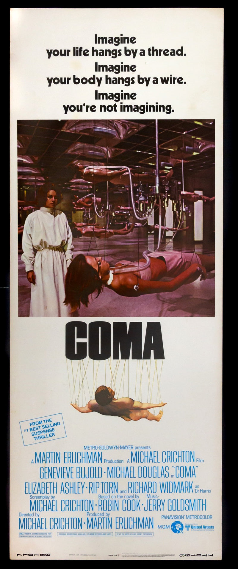 Coma (1978) Original Insert Movie Poster - Original Film Art - Vintage ...