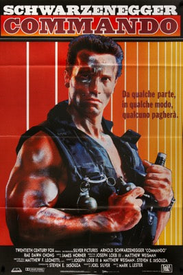 Commando (1985) Original Japanese B2 Movie Poster - Original Film Art ...