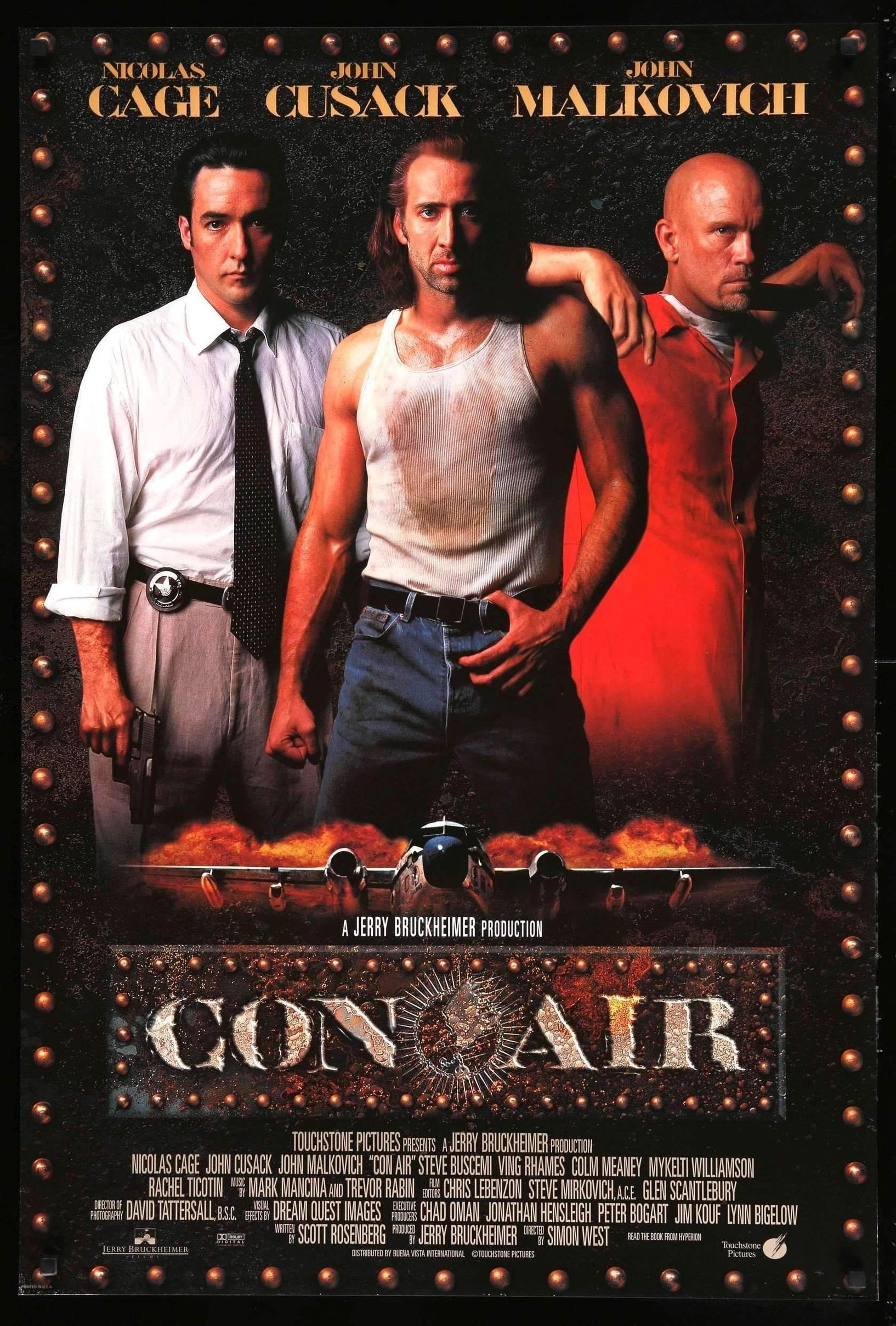 Con Air (1997) Original One-Sheet Movie Poster - 27"x 40" - Original ...