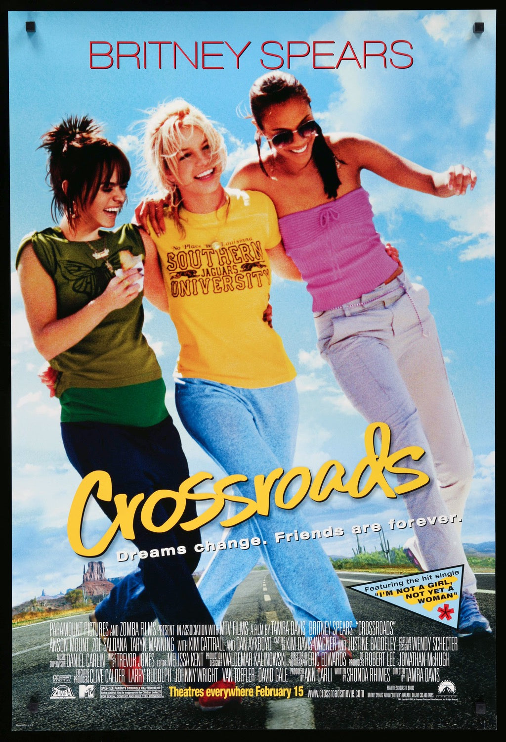 Crossroads (2002) Original One-Sheet Movie Poster - Original Film Art ...