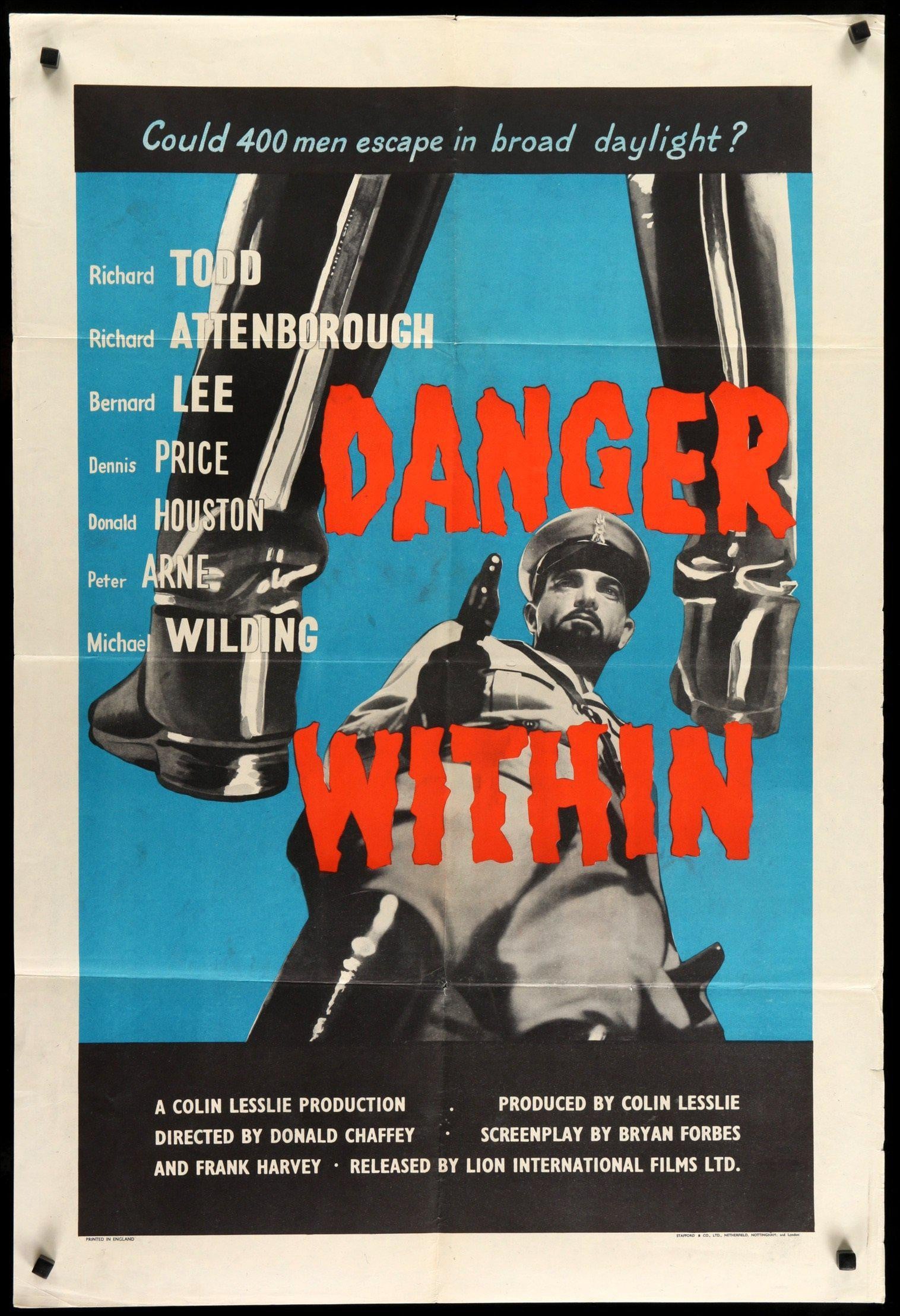 Danger Within (1959) Original English One-Sheet Poster - Original Film ...