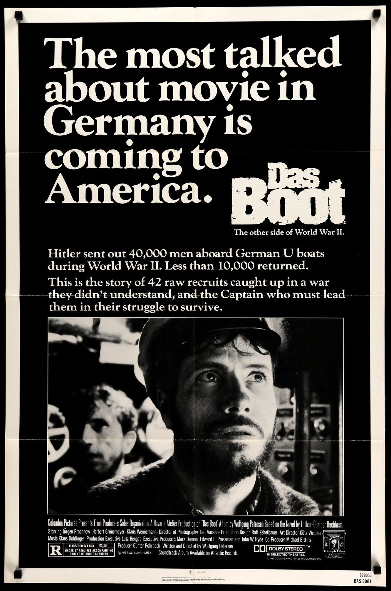 Das Boot (1981) One-Sheet Movie Poster - Original Film Art - Vintage ...