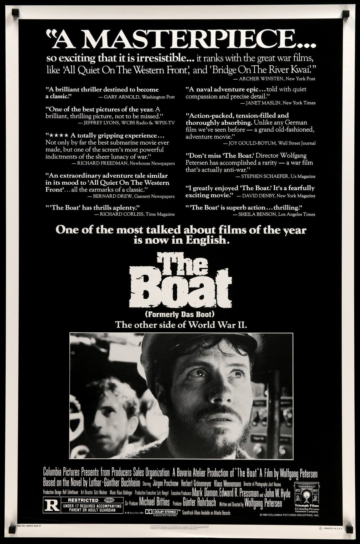 Das Boot (1981) Original One-Sheet Movie Poster - Original Film Art ...