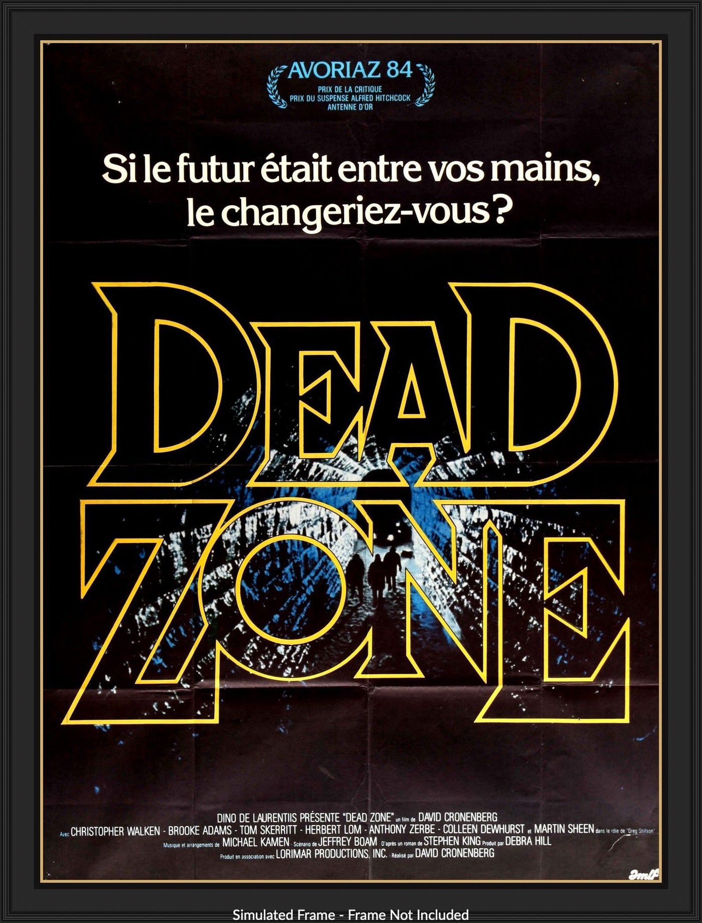 The Dead Zone (1983) Original French Grande Movie Poster - Original ...