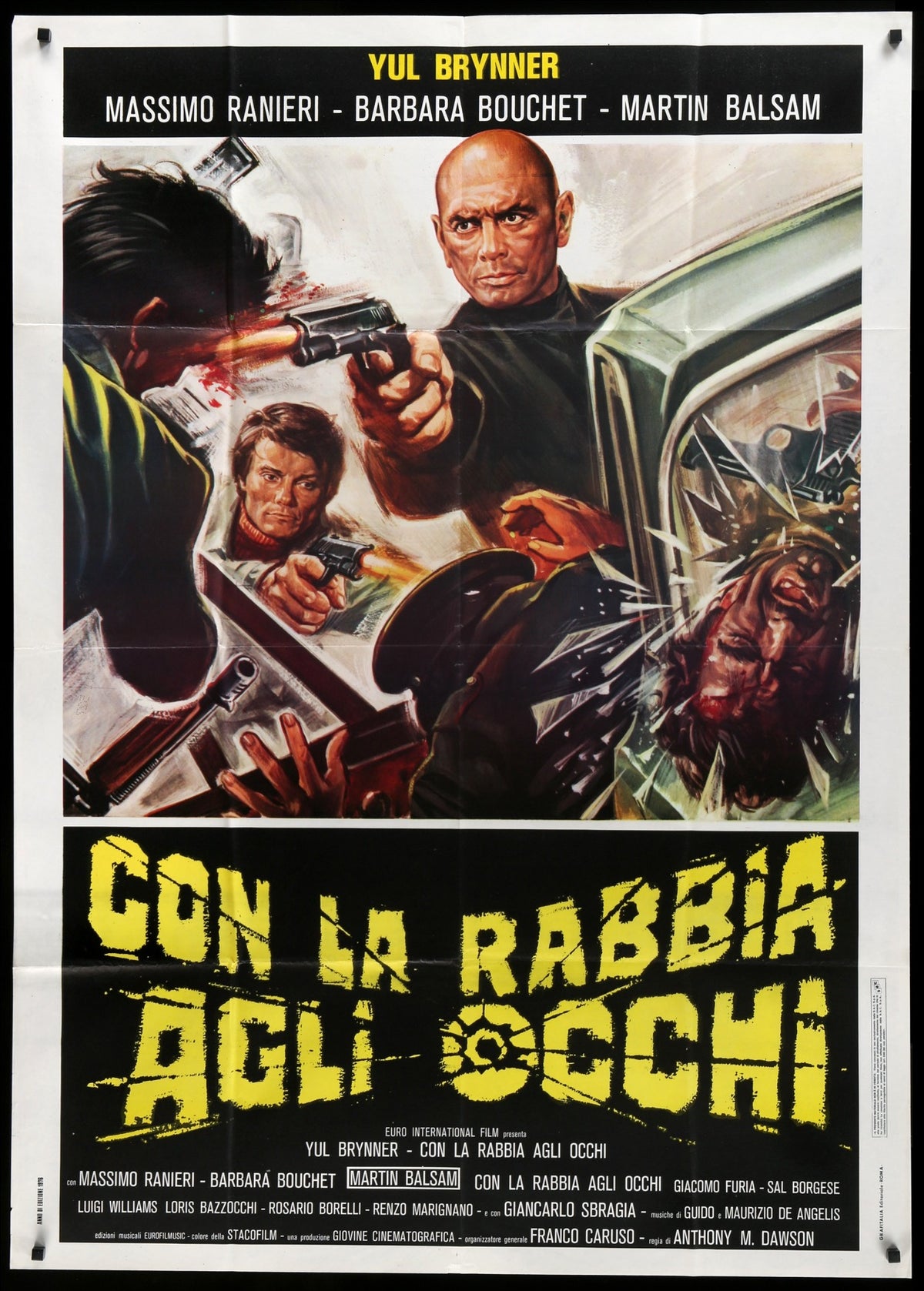 Death Rage (1976) Original italian 2 Fogli Movie Poster - Original Film ...