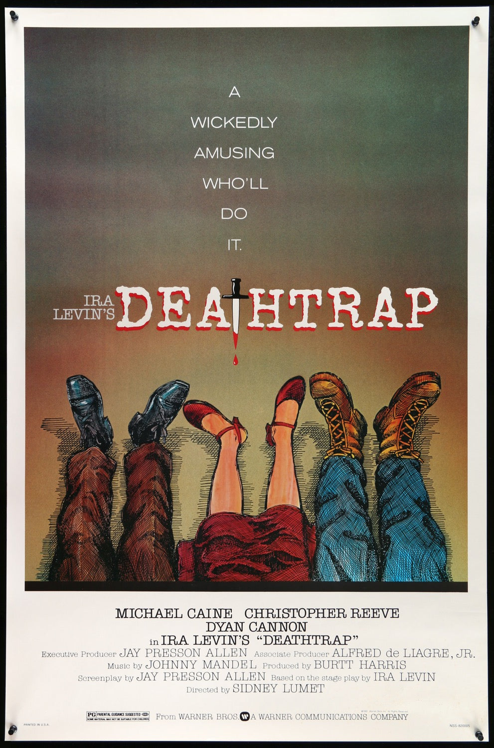 Deathtrap (1982) Original One-Sheet Movie Poster - Original Film Art ...