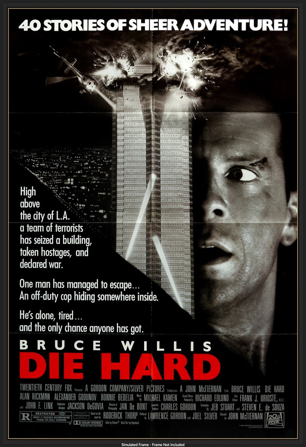 Die Hard (1988) Original One-Sheet Movie Poster - Original Film Art ...