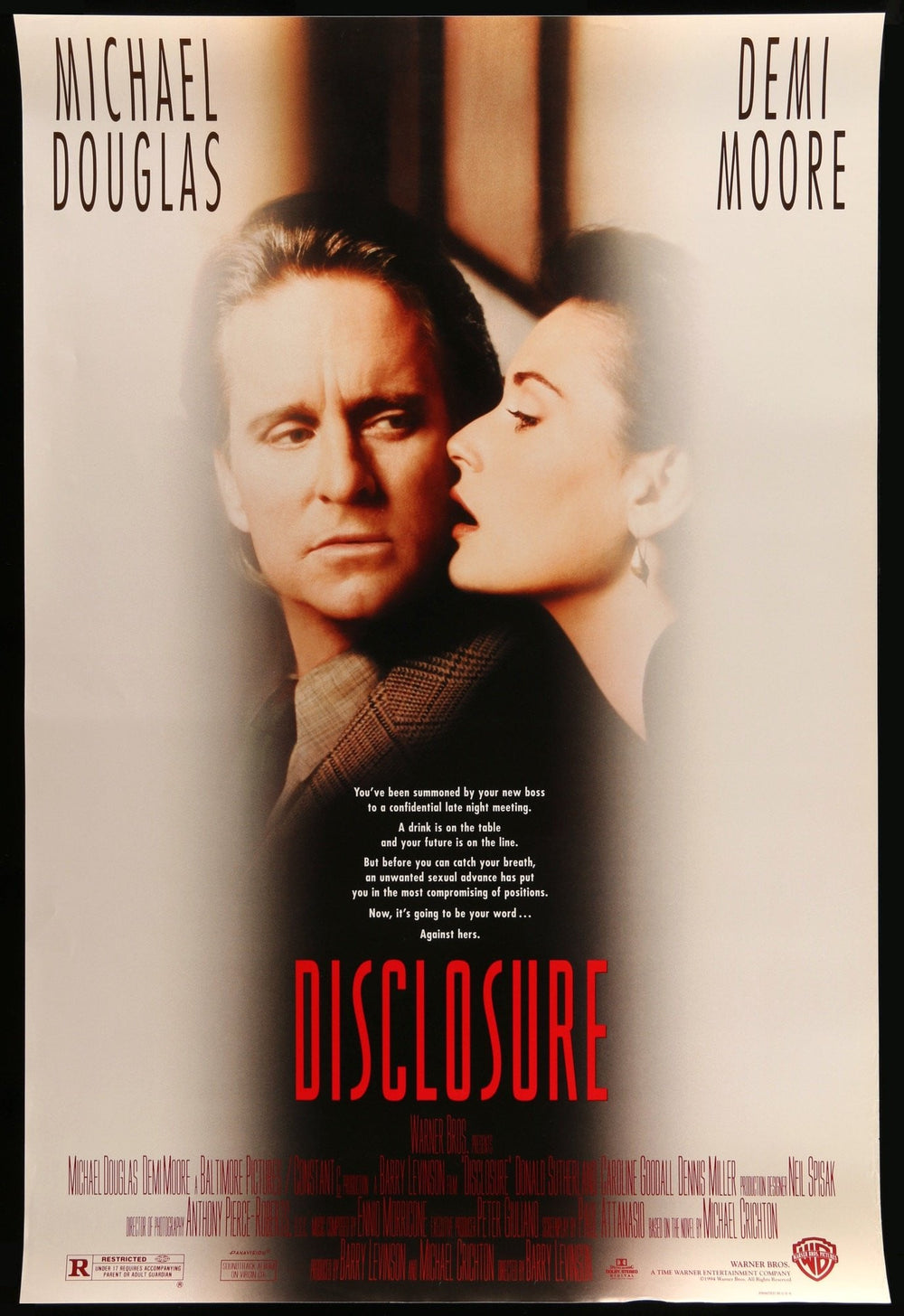 Disclosure (1994) Original One-Sheet Movie Poster - Original Film Art ...