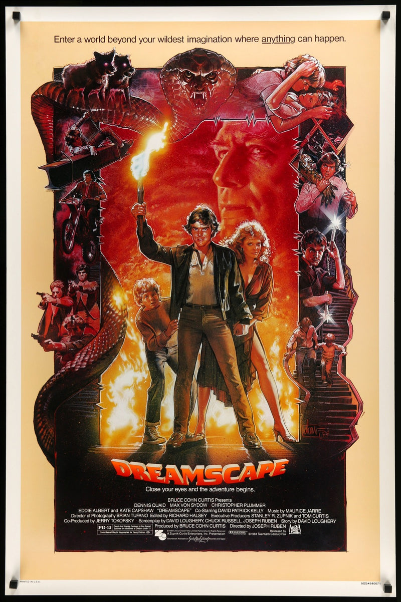 Dreamscape (1984) Original One-Sheet Movie Poster - Original Film Art ...