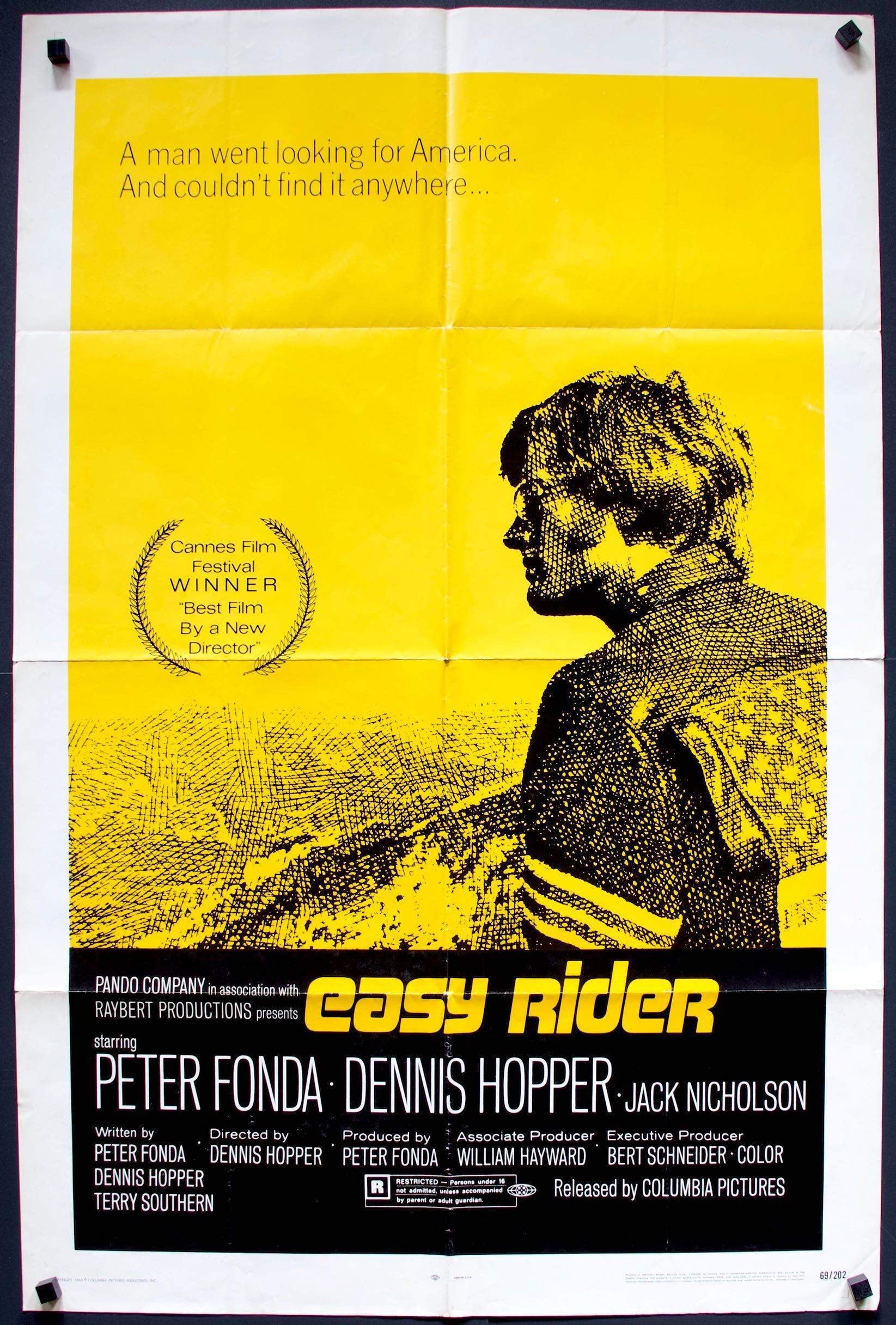 Easy Rider (1969) Original One-Sheet Movie Poster - Original Film Art ...