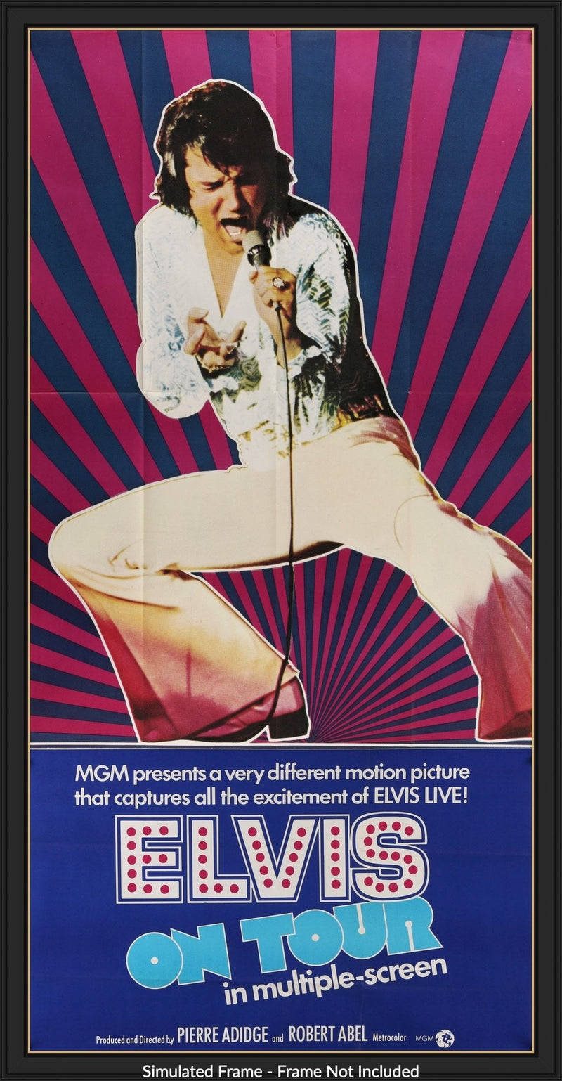 Elvis on Tour (1972) Original Three-Sheet Movie Poster - Original Film ...