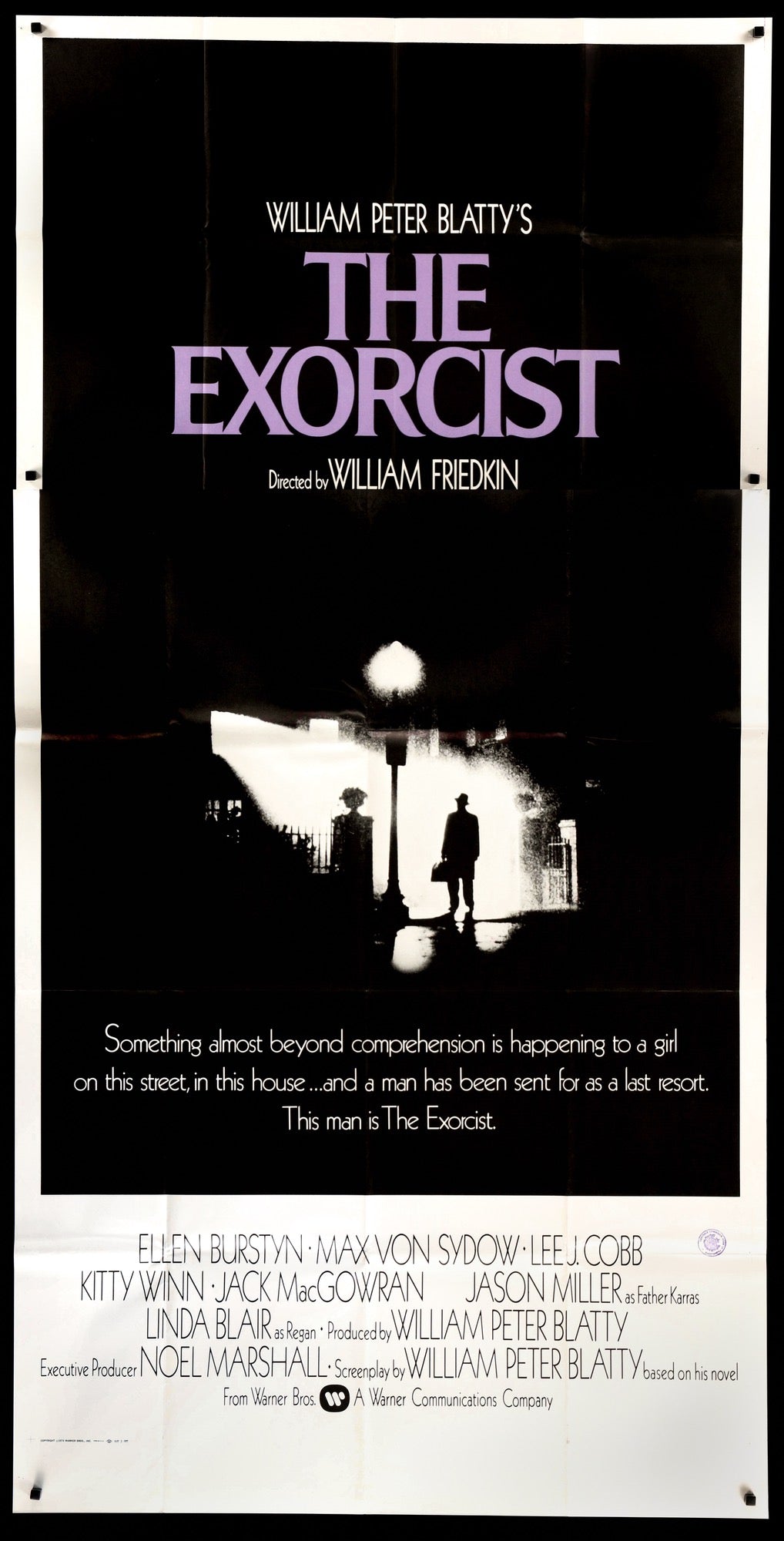 Original Exorcist Movie Poster THE EXORCIST (1973) EXTENDED DIRECTOR'S