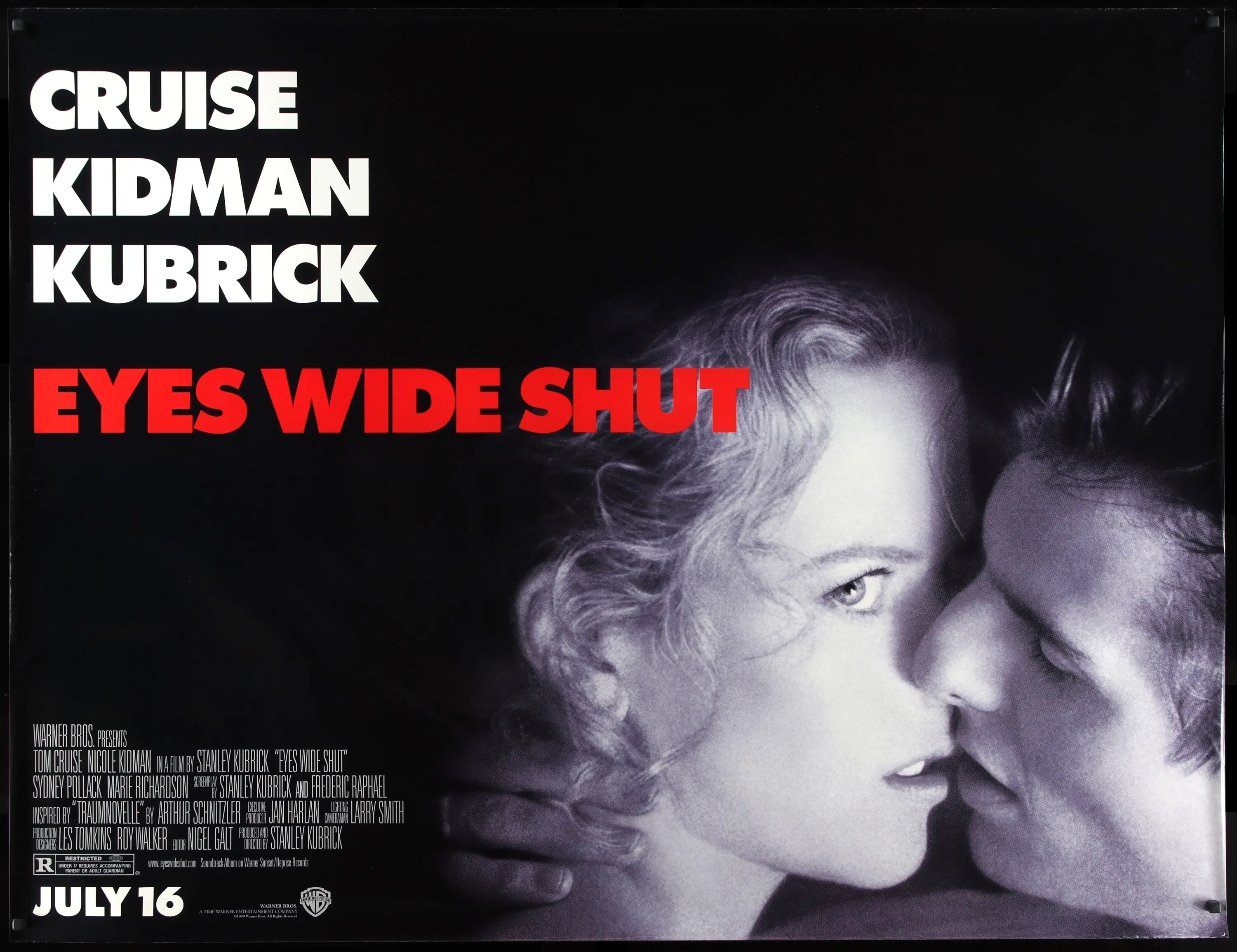 Eyes Wide Shut Movie Poster Eyes Wide Shut. Stanley Kubrick. Retro