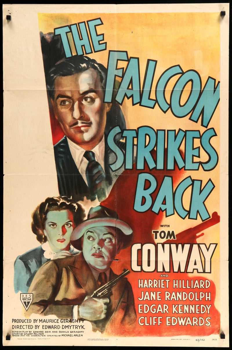 Falcon Strikes Back (1943) Original One-Sheet Movie Poster - Original ...