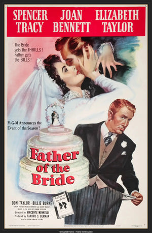 Father of the Bride (1950) Original One-Sheet Movie Poster - Original ...