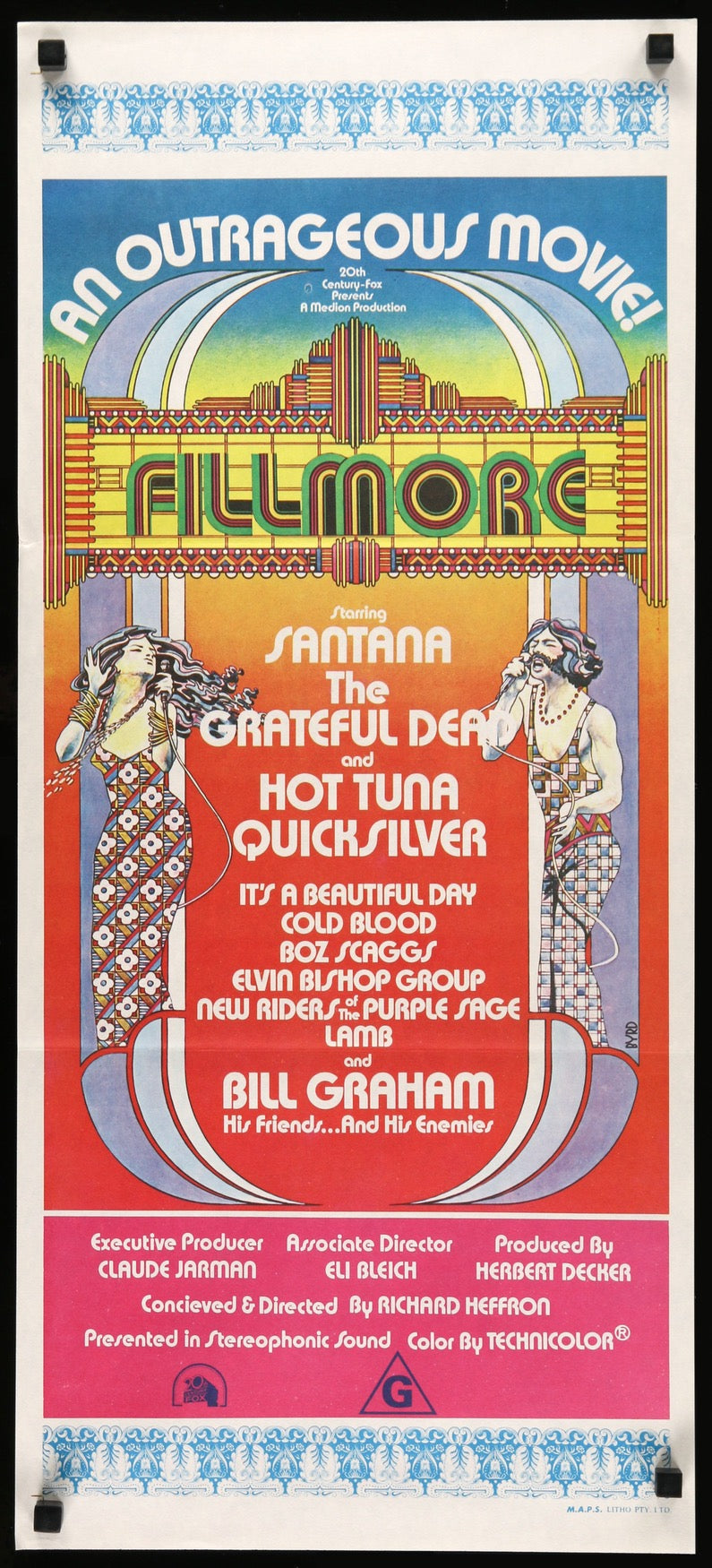 Fillmore (1972) Original Australian Daybill Movie Poster - Original ...