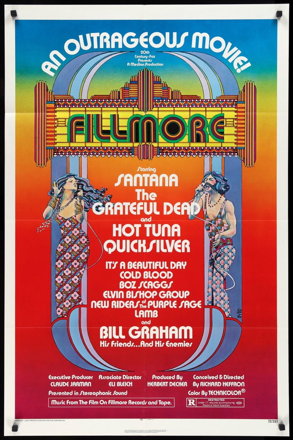 Fillmore (1972) Original One-Sheet Movie Poster - Original Film Art ...