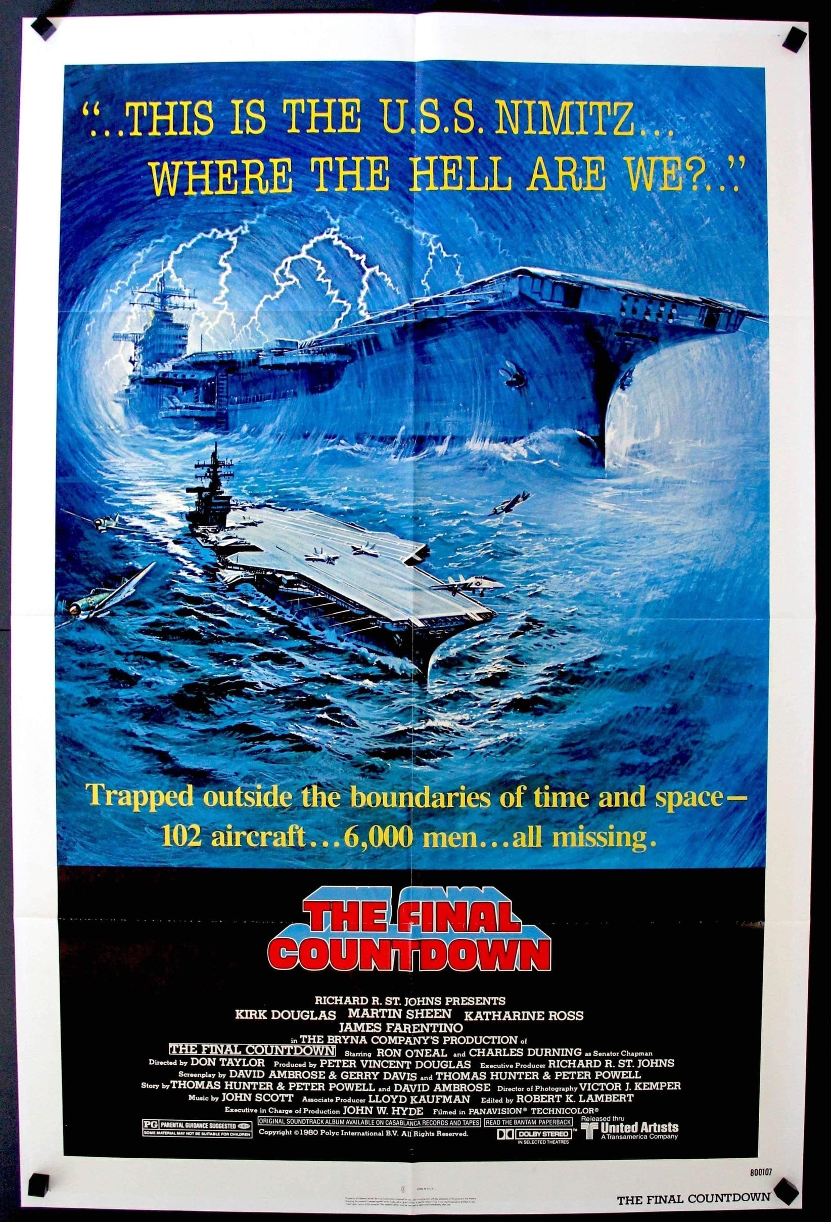 The Final Countdown (1980)Original One-Sheet Movie Poster - Original ...