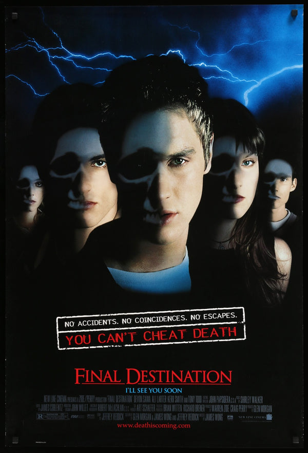 Final Destination (2000) Original One-Sheet Movie Poster - Original ...