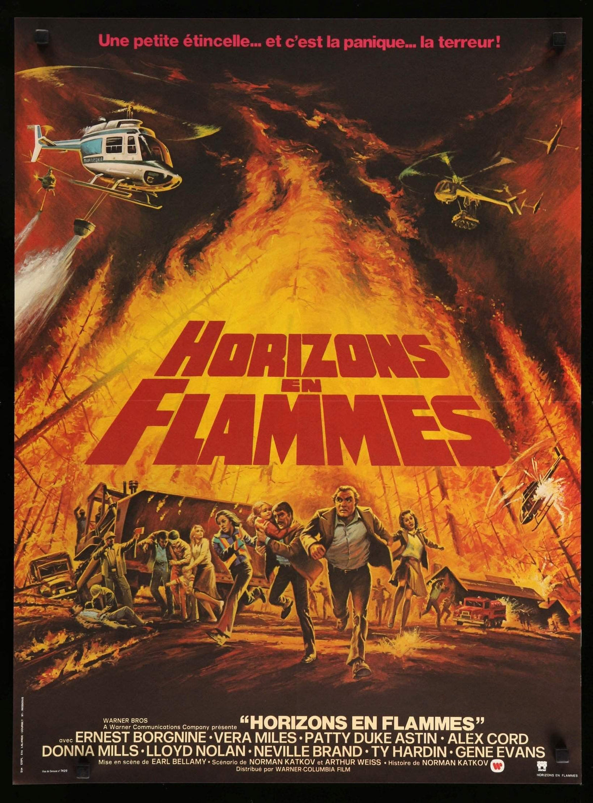 Fire! (1977) Original French Movie Poster - 23" x 31" - Original Film ...