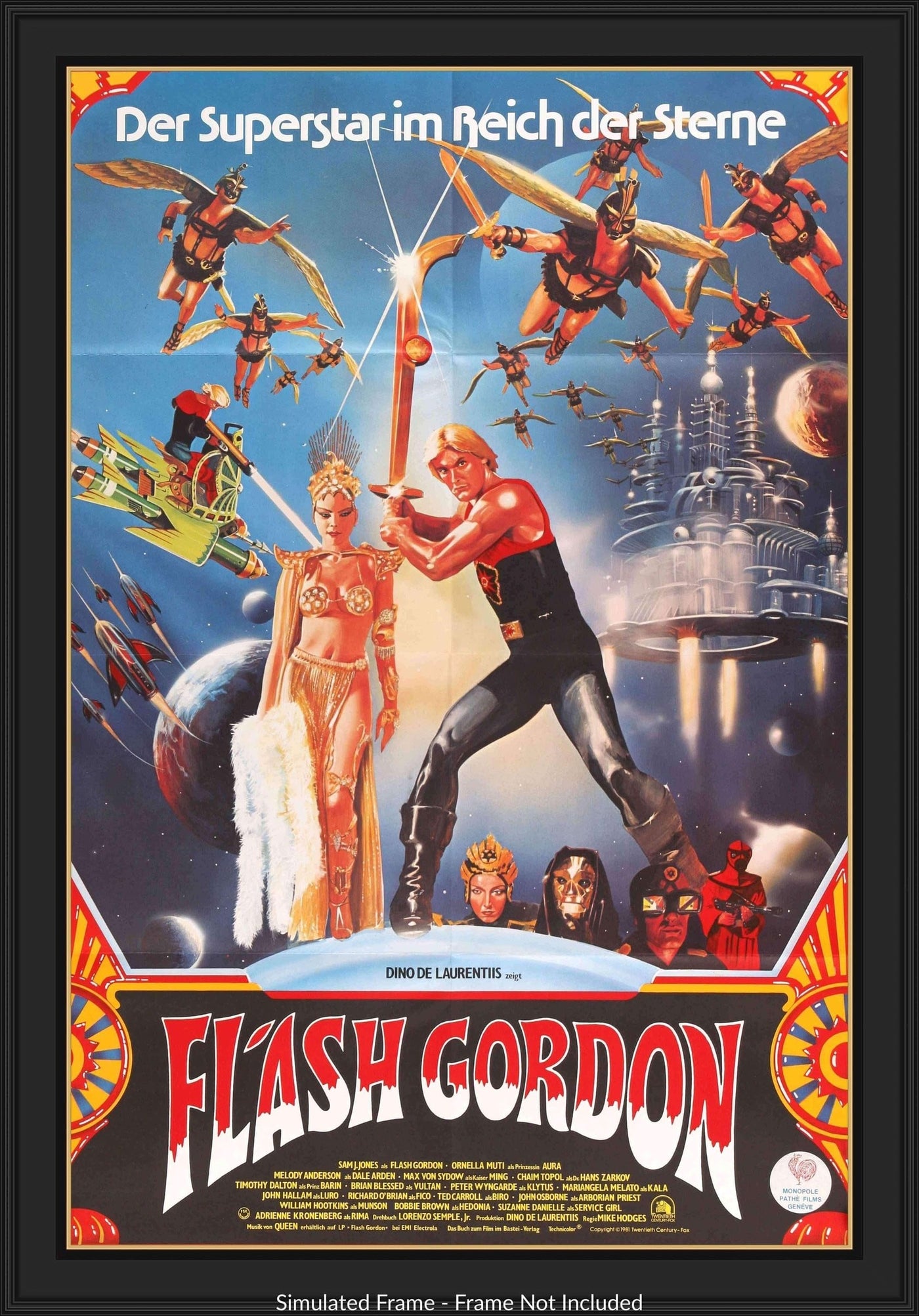 Flash Gordon (1980) Original German A0 Movie Poster - Original Film Art ...