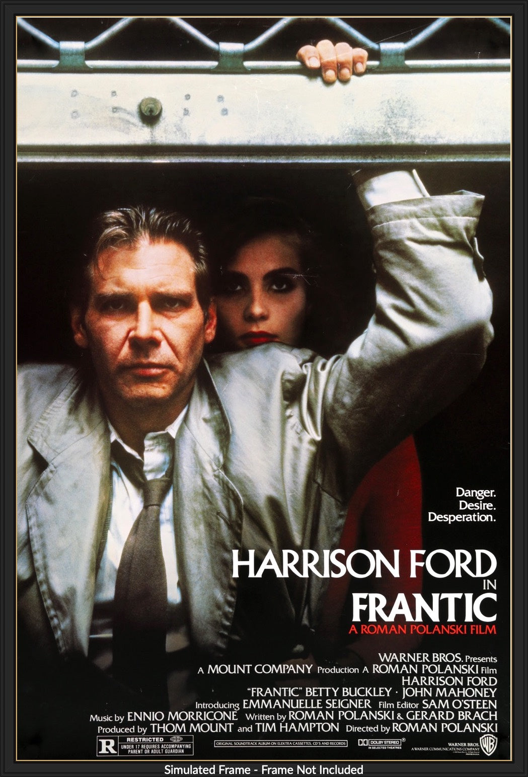 Frantic (1988) Original One-Sheet Movie Poster - Original Film Art ...