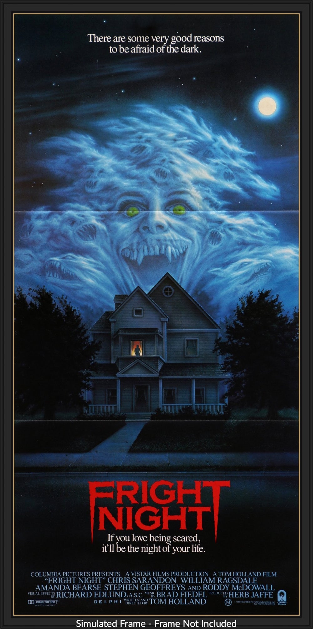 Fright Night (1985) Original Australian Movie Poster - Original Film ...