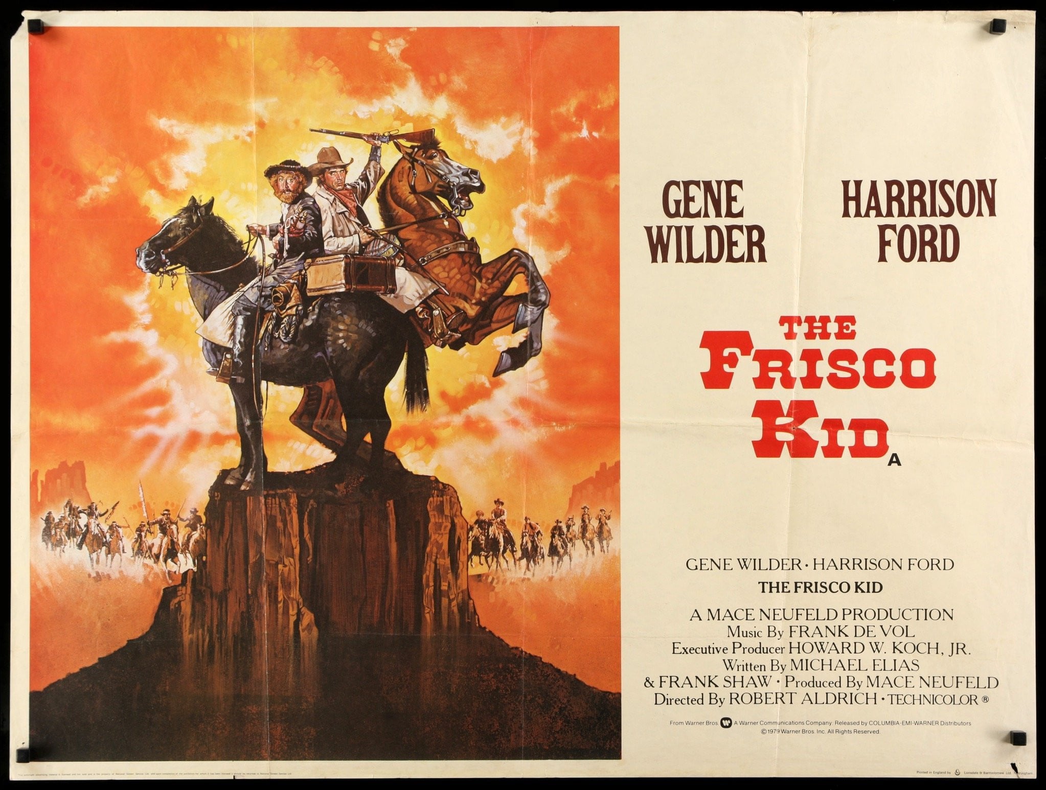 The Frisco Kid (1979) Original British Quad Movie Poster - Original ...