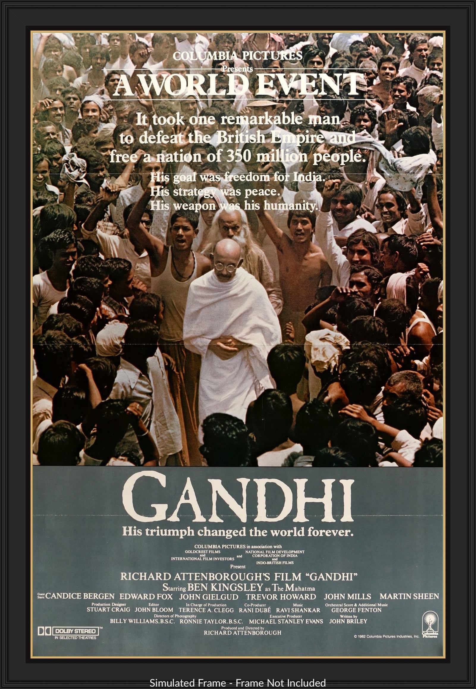 Gandhi (1982) Original One-Sheet Movie Poster - Original Film Art ...