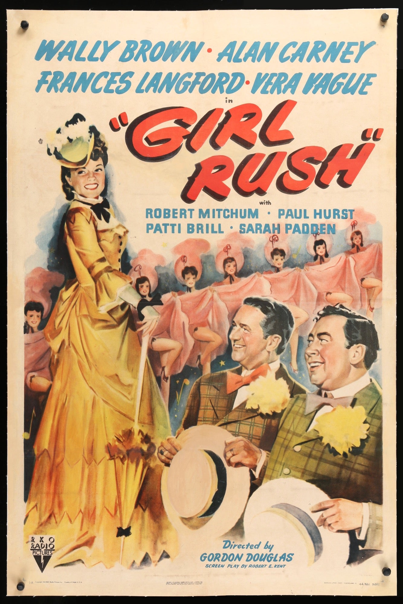 Girl Rush (1944) Original One-Sheet Movie Poster - Original Film Art ...