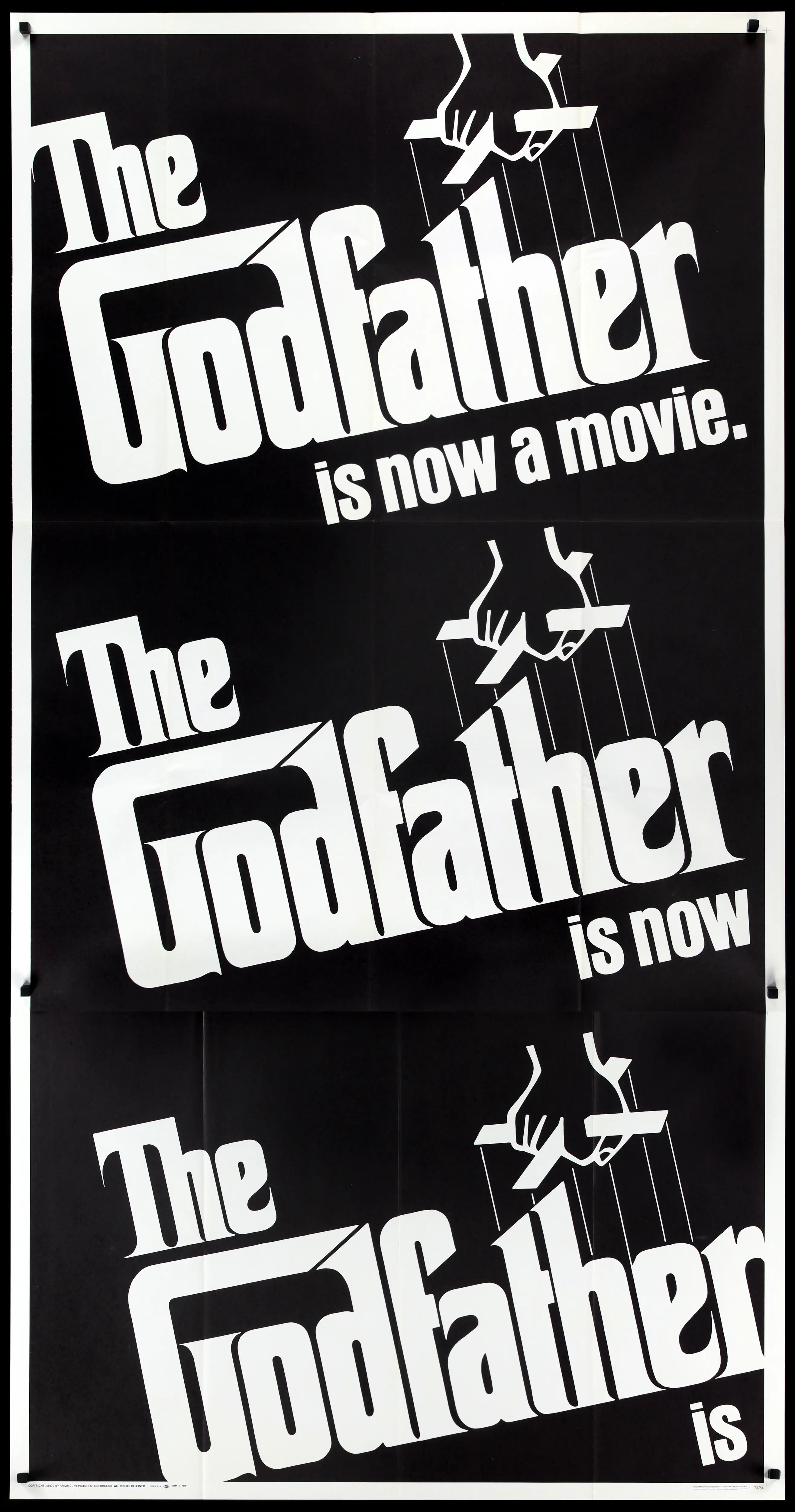 Godfather Original Movie Poster