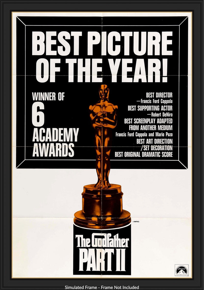 Godfather Part II (1974) One-Sheet Movie Poster - Original Film Art ...