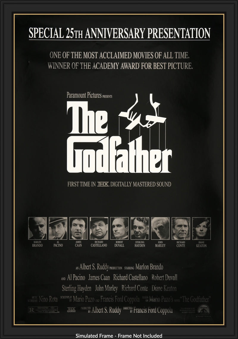 The Godfather (1972) Original R1997 Foil One-Sheet Movie Poster ...