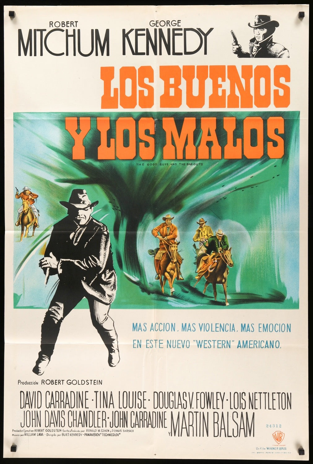 The Good Guys and the Bad Guys (1969) Original Argentinean Movie Poster ...