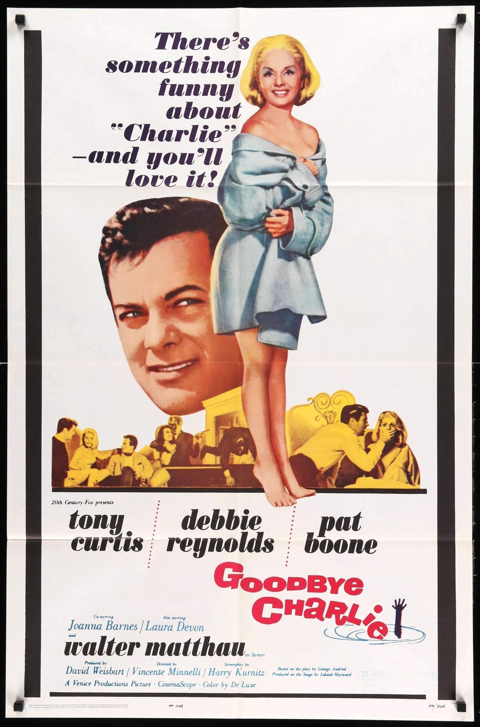 Goodbye Charlie (1964) Original One-Sheet Movie Poster - Original Film ...