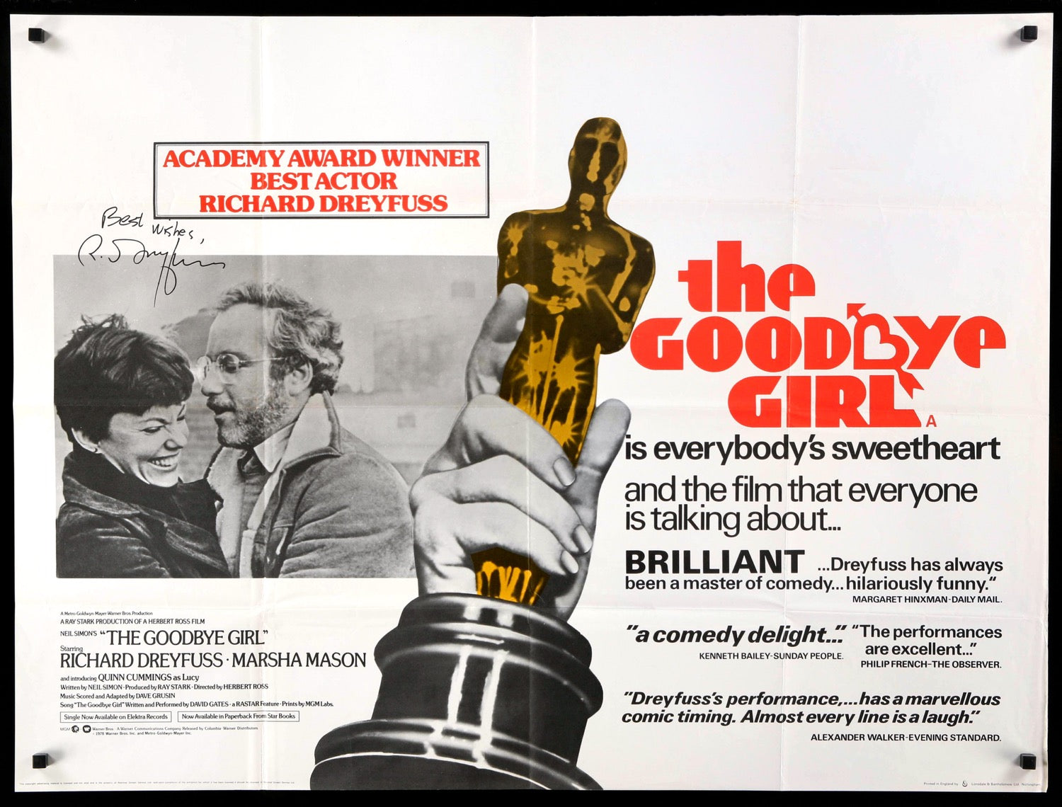 The Goodbye Girl Movie Poster