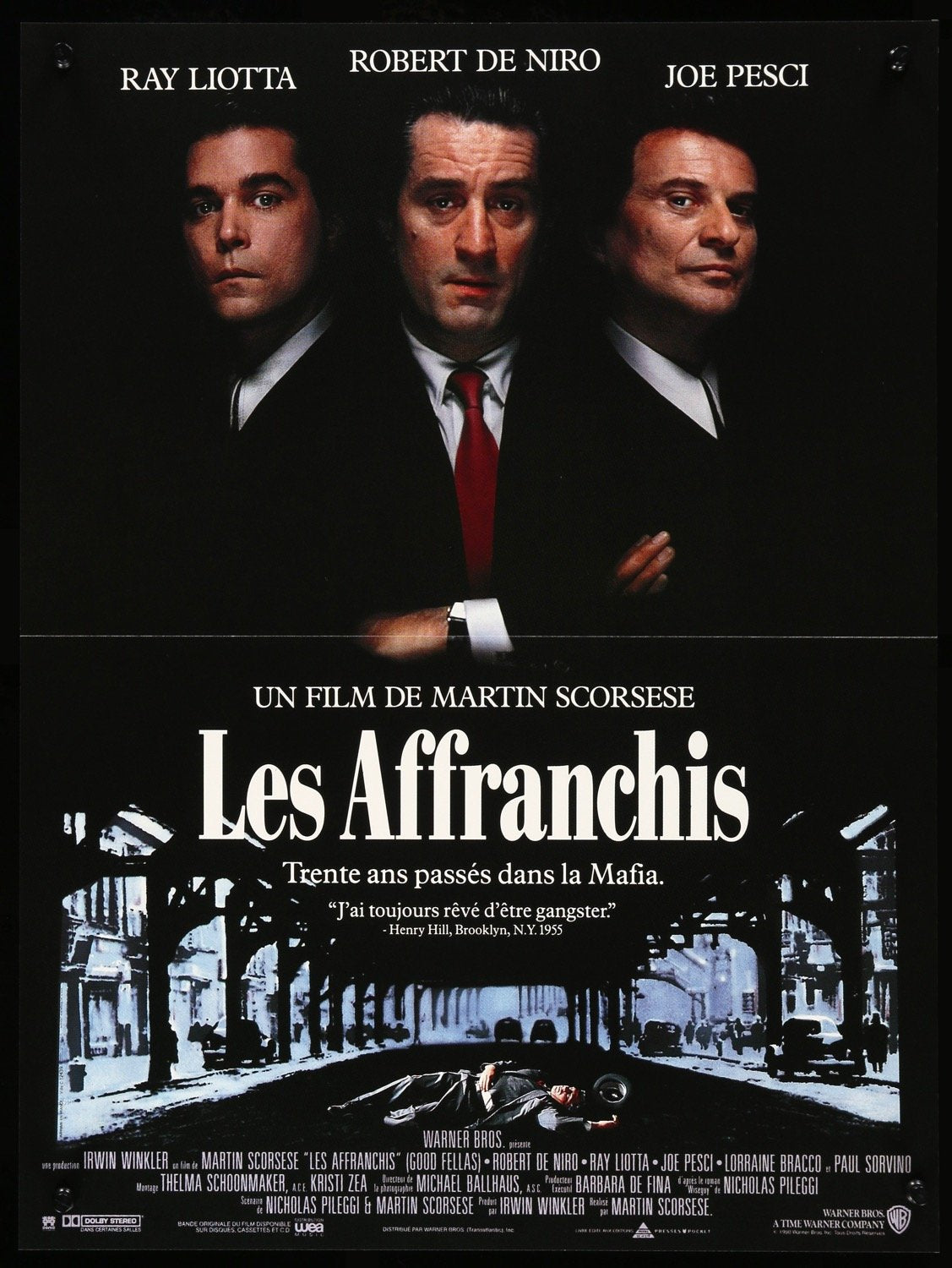 Goodfellas (1990) Original French Movie Poster - Original Film Art ...