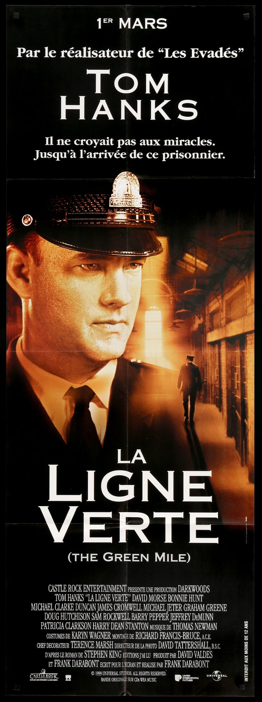 The Green Mile (1999) Original French Door Panel Movie Poster - Original Film Art - Vintage ...