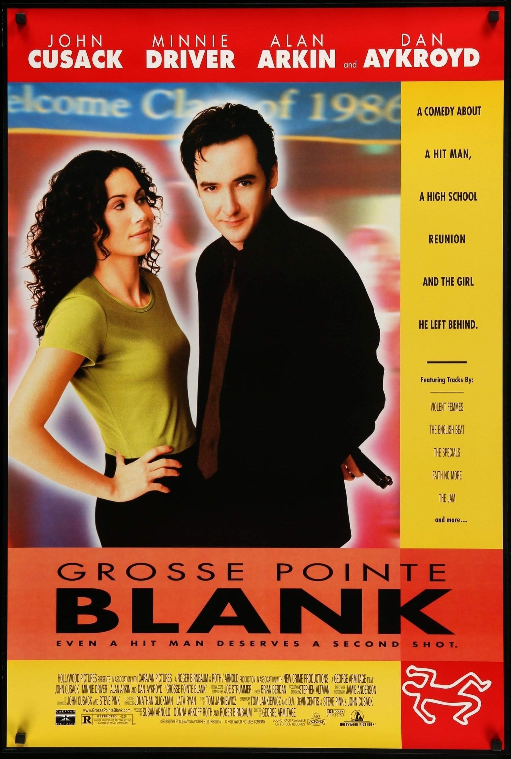 Grosse Pointe Blank (1997) Póster de película original de una hoja ...